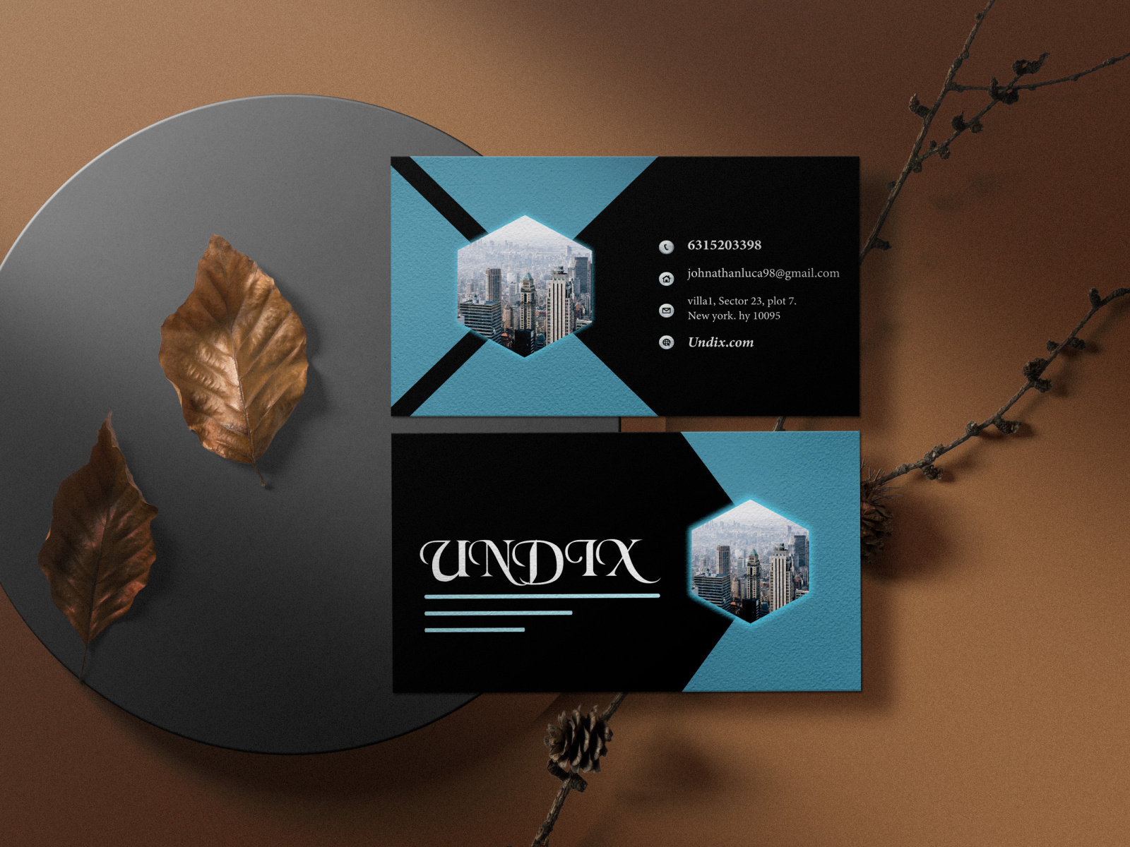 Business card by Eliana on Dribbble