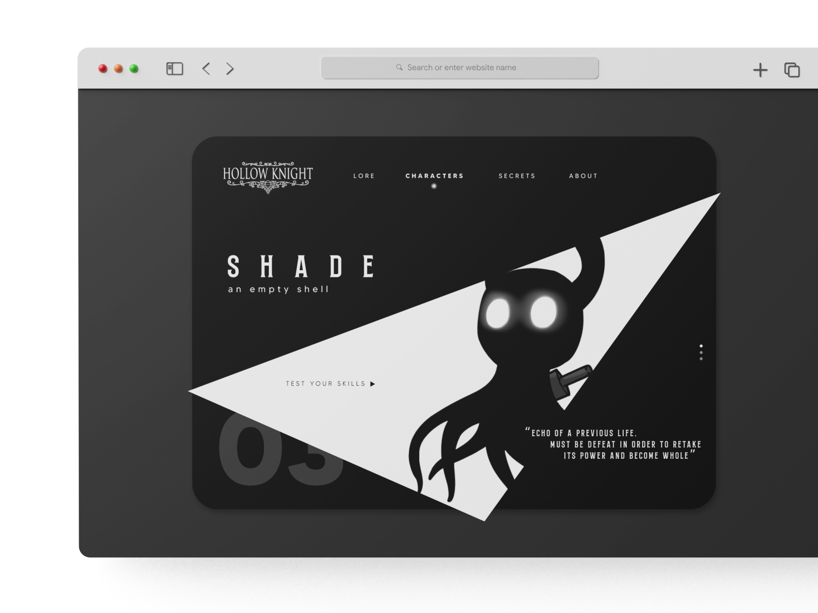 Hollow Knight UI by Andres Quintero on Dribbble