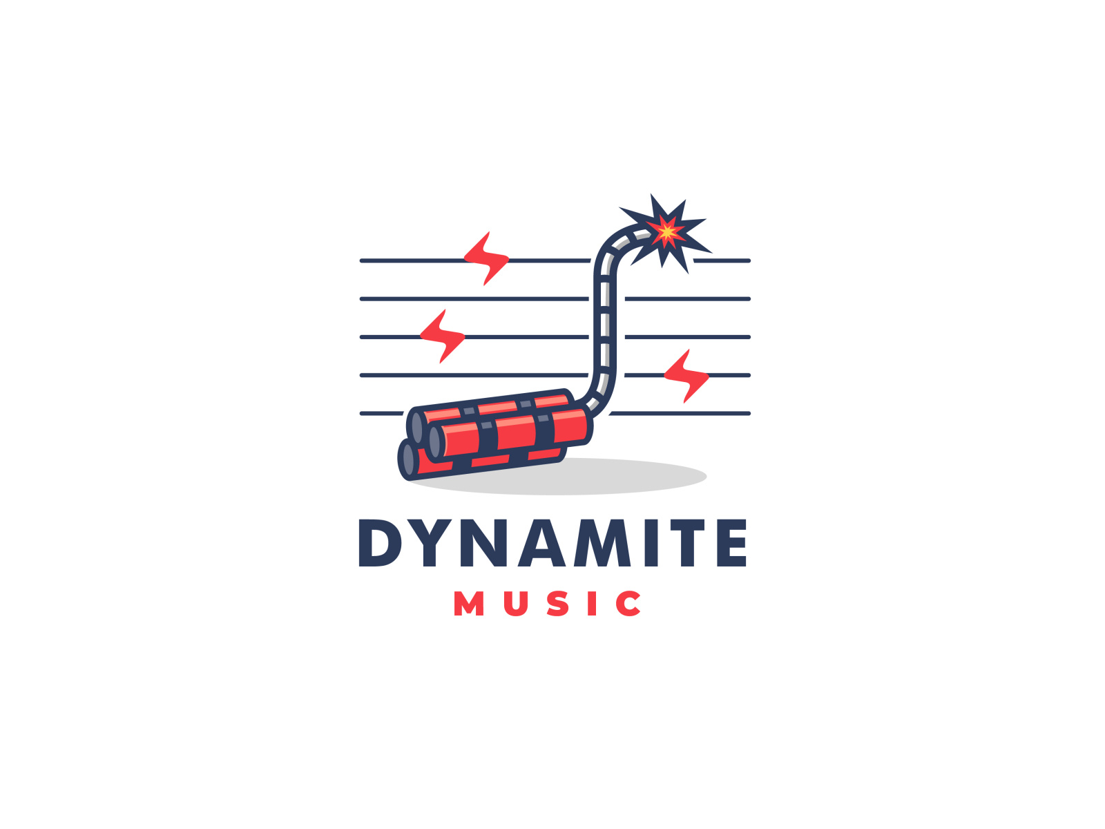 Logo Dynamite Music by Milagro on Dribbble