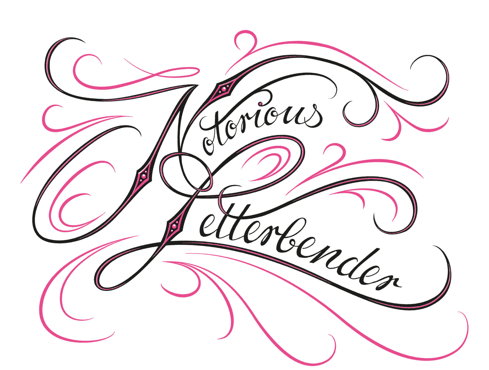 Notorious Letterbender by Regina Sauer on Dribbble