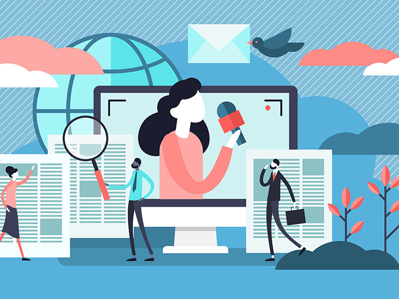 News concept by VectorMine on Dribbble