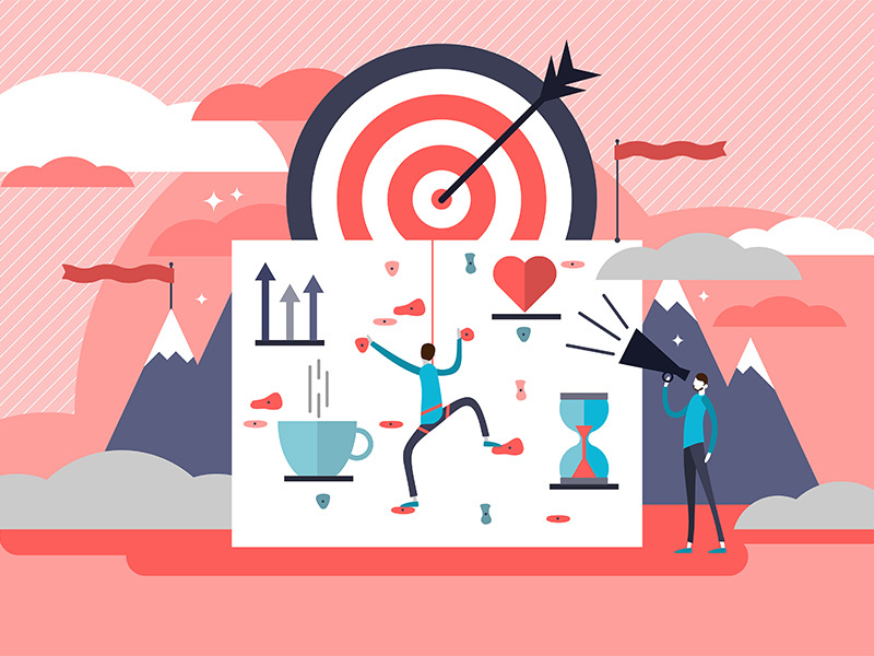 Life Coach by VectorMine on Dribbble