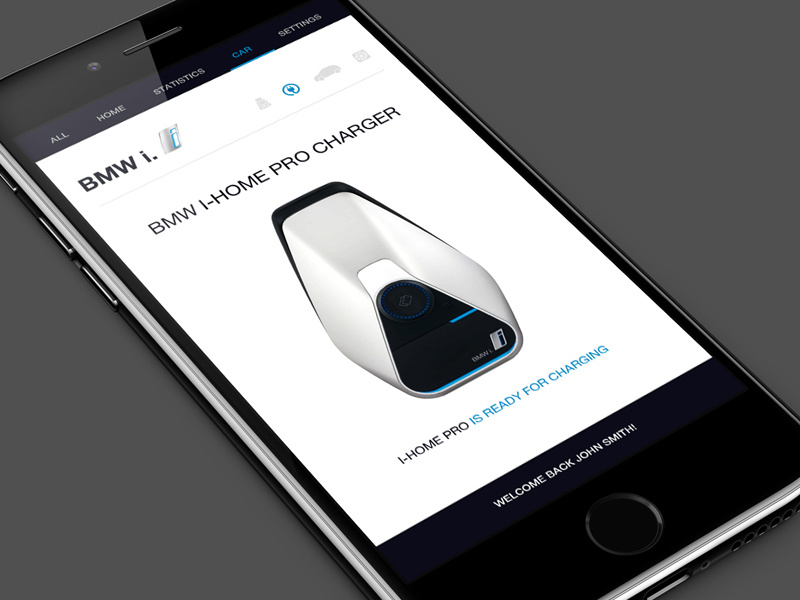 BMW I3 Control by Dima Tischenko on Dribbble