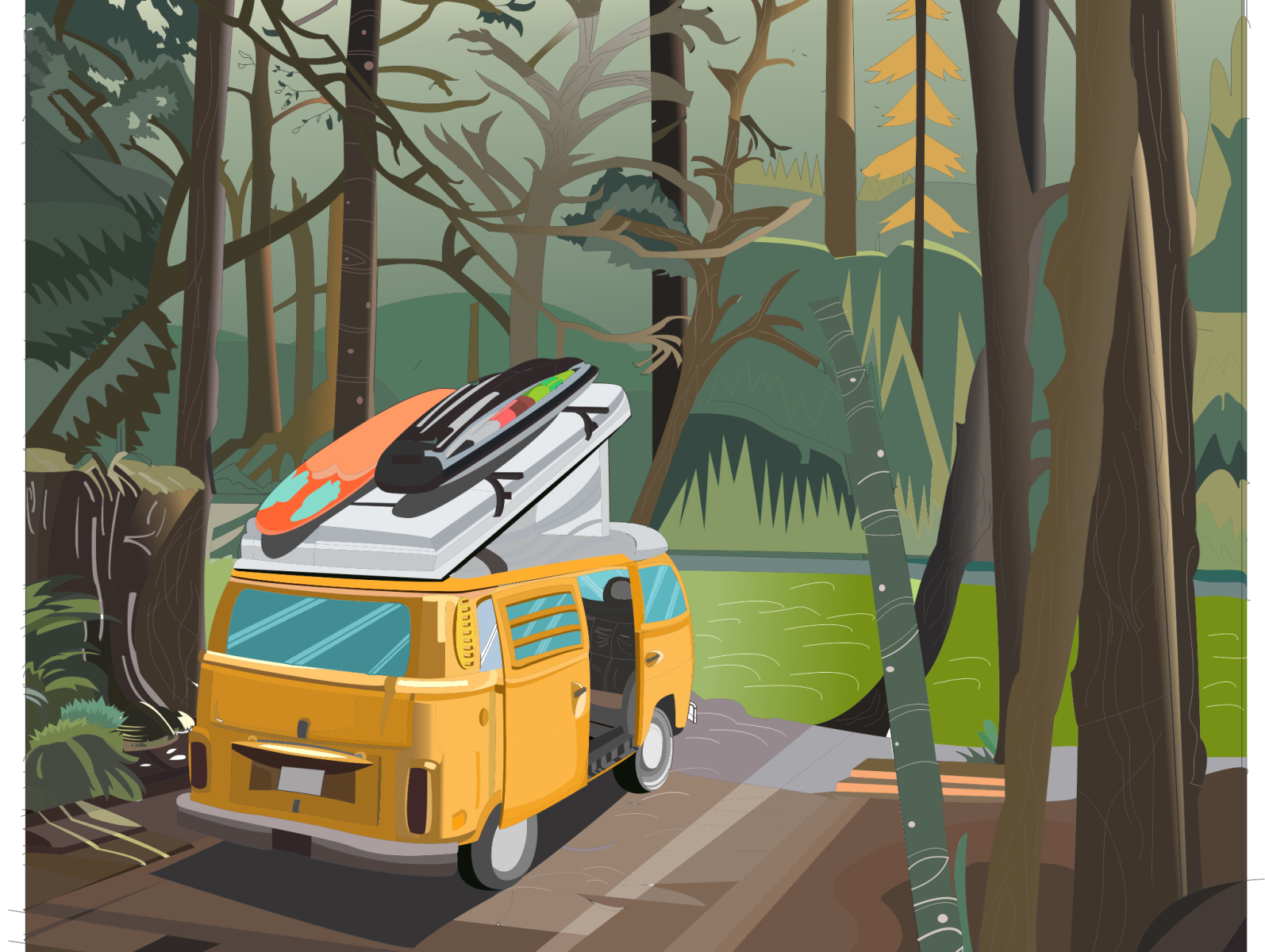 Vakansi by Alam Rafif on Dribbble