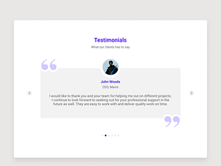 Browse thousands of Testimonial images for design inspiration | Dribbble