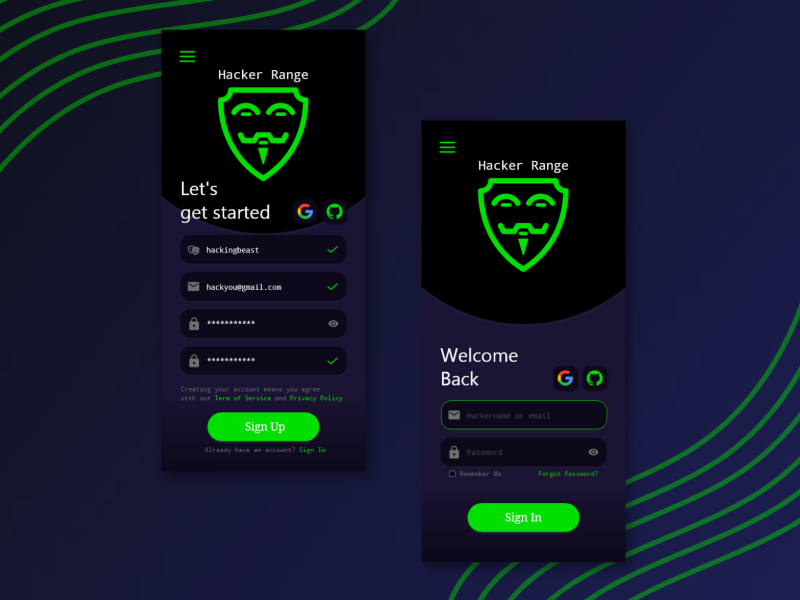 Hackathon App by Om Singh on Dribbble