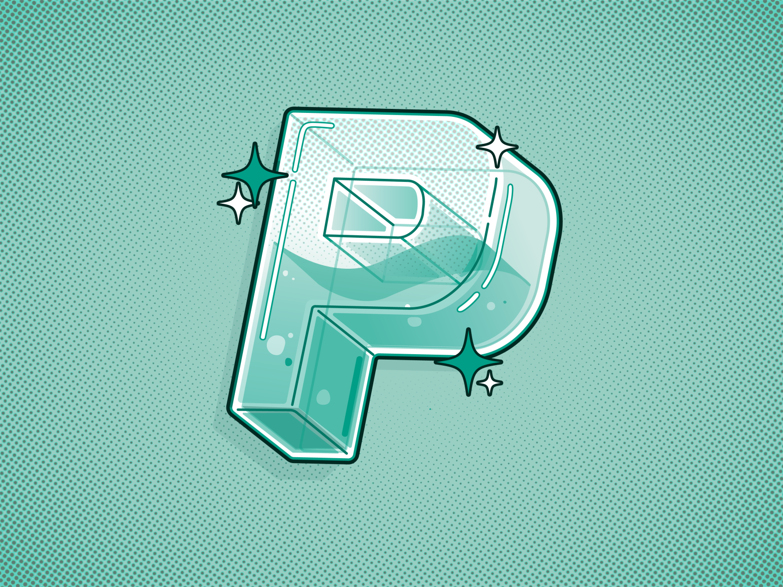 Letter P by Tuong Khuyen on Dribbble