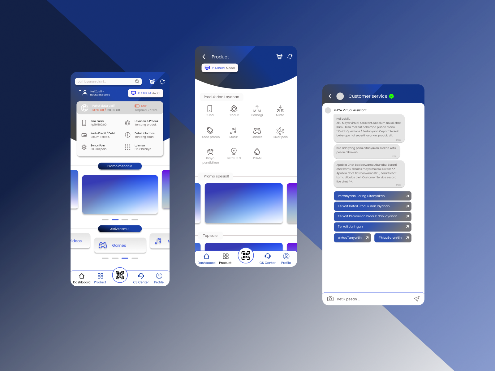 Redesign MyXL Apps (One of the Internet Providers in Indonesia) by ...