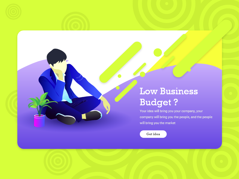 Low Business budget Illustration by Sushanta Kumar Pradhan on Dribbble