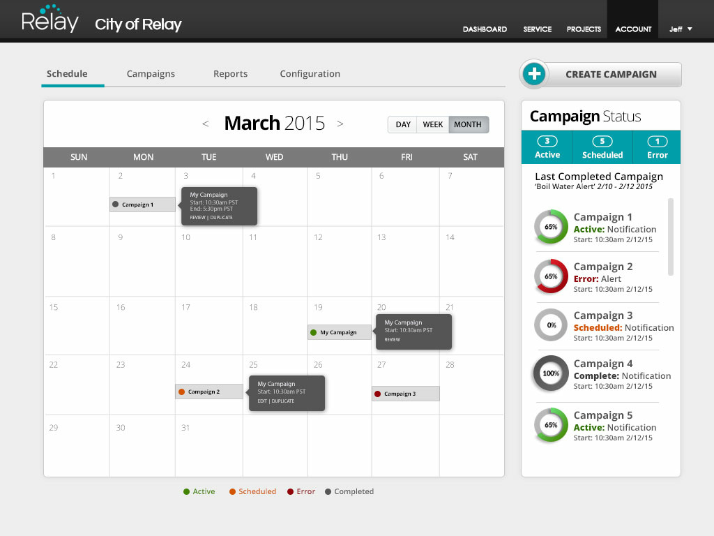 Outbound Calendar by Linda Brown on Dribbble