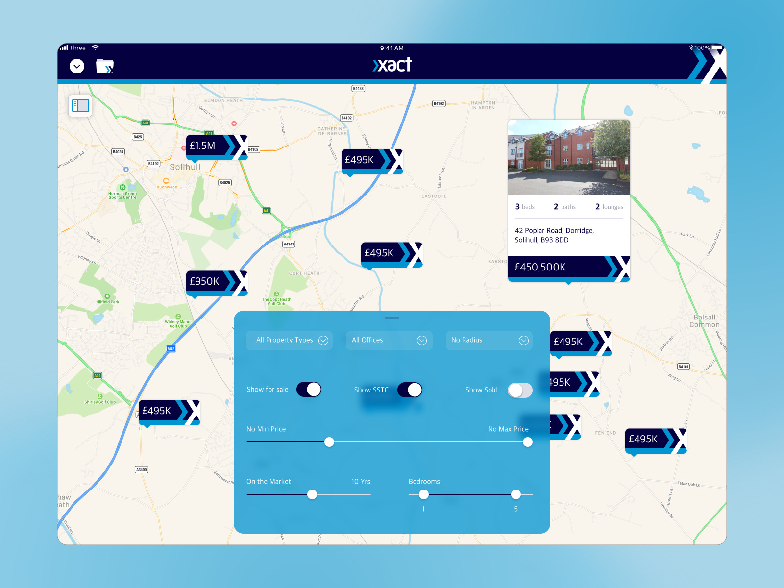 Estate Agent Map by Nick Clements on Dribbble