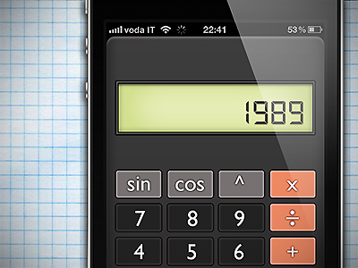 Calculator App (RPN) by Pietro Schirano on Dribbble