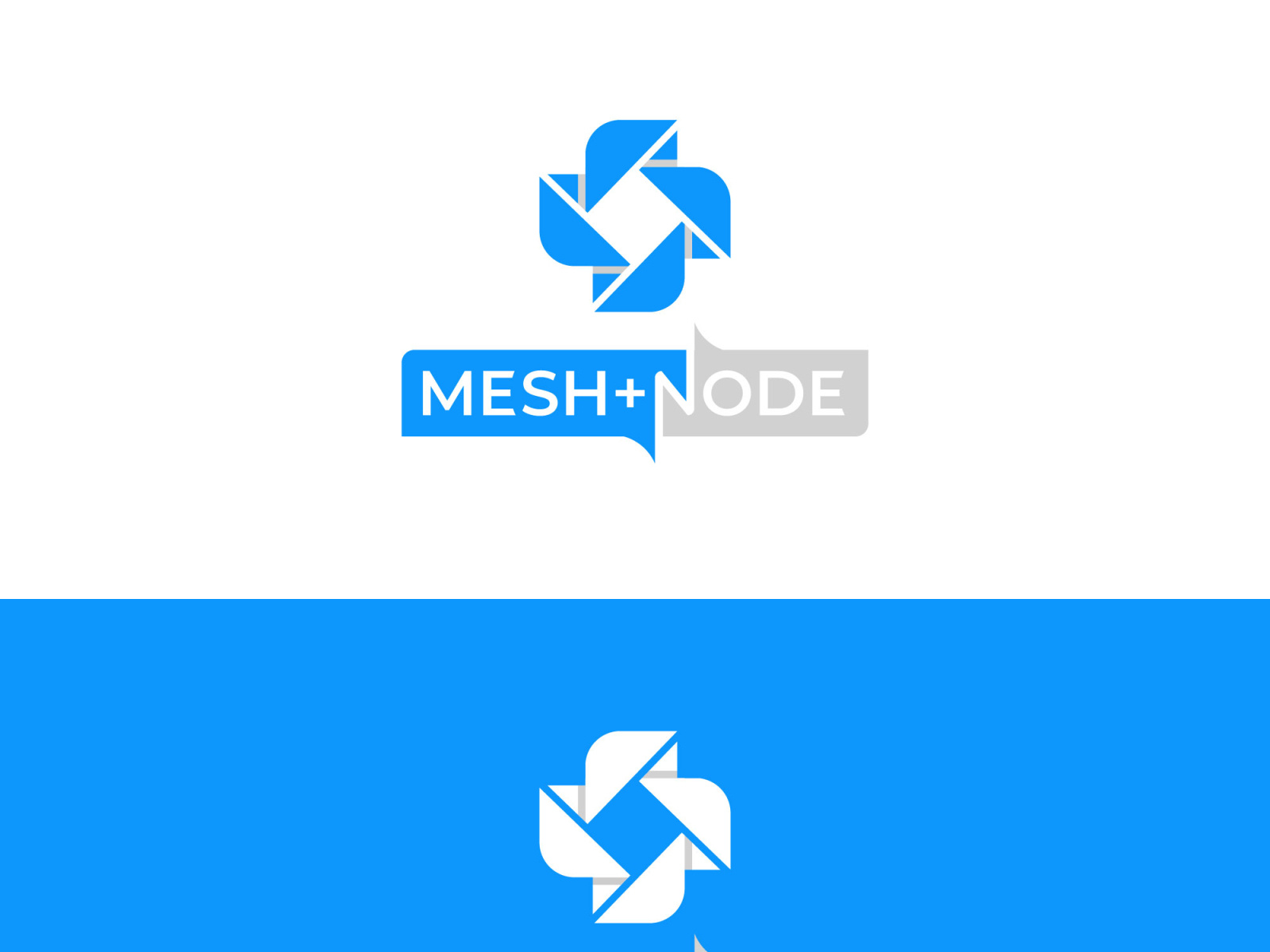 MESH + NODE logo Design by Sart point on Dribbble