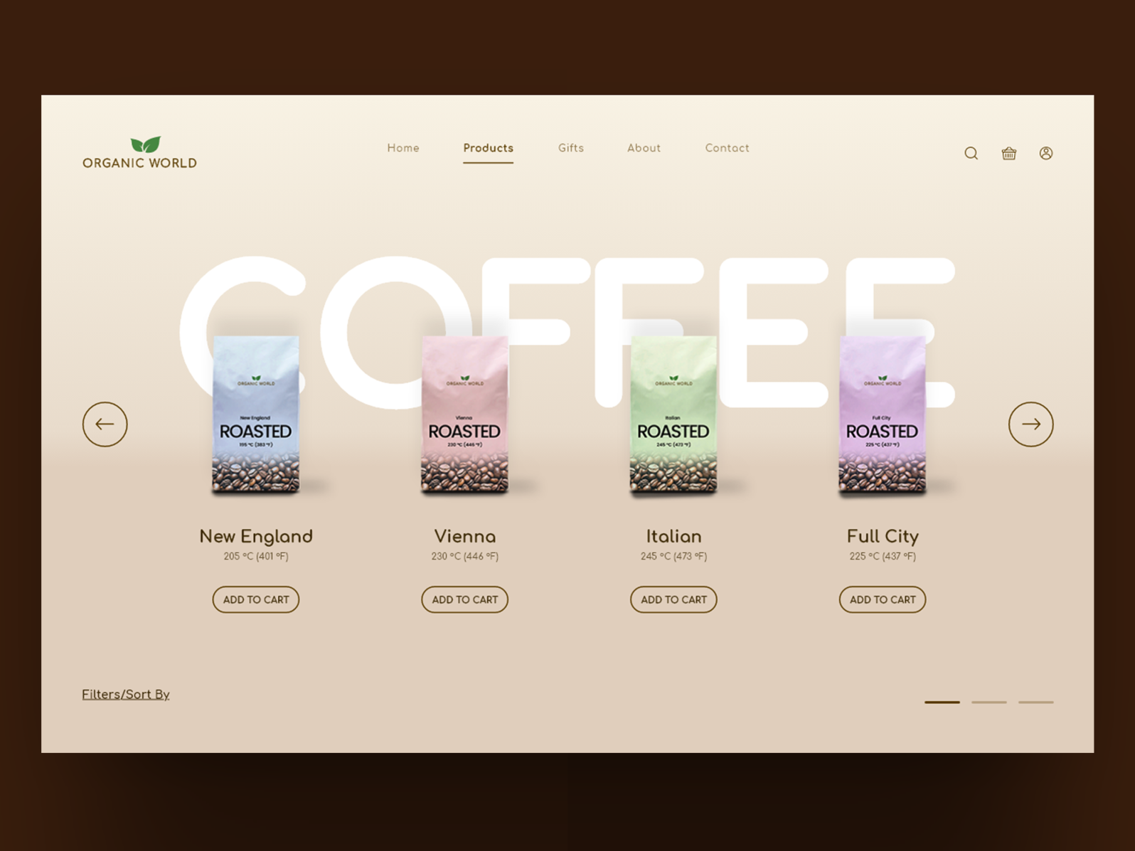 Organic World Website Concept Design by Jimaar Official on Dribbble