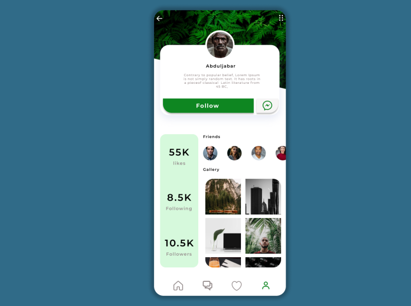 User profile by Nicholas Markus on Dribbble