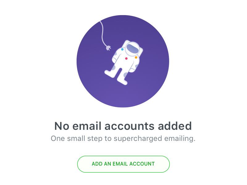 No Email Accounts Added by Abhishek Panda for Newton on Dribbble