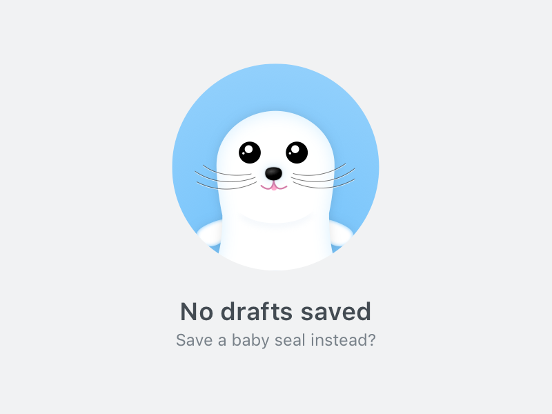 No Drafts Saved by Abhishek Panda for Newton on Dribbble