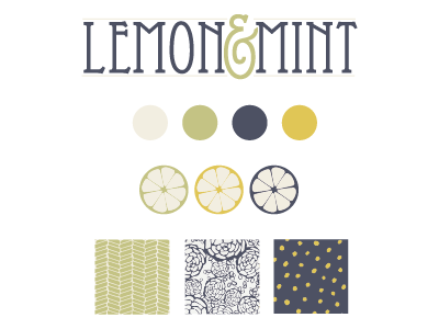 Lemon+Mint Branding by Sharon R on Dribbble