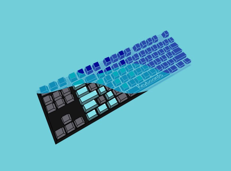 Keyboard Wave Design by Srujan P on Dribbble