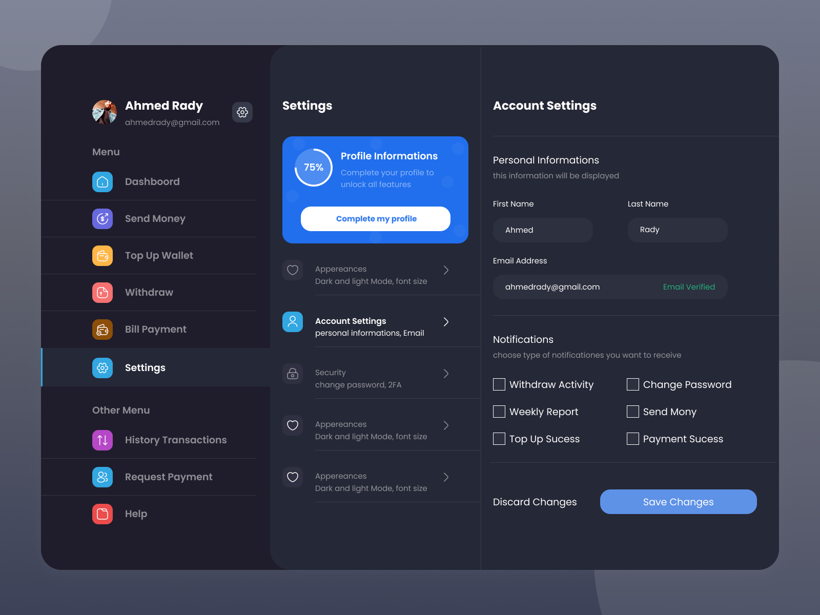 Setting by Ahmed Rady on Dribbble