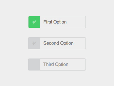 CSS Radio Buttons by Travis Arnold on Dribbble