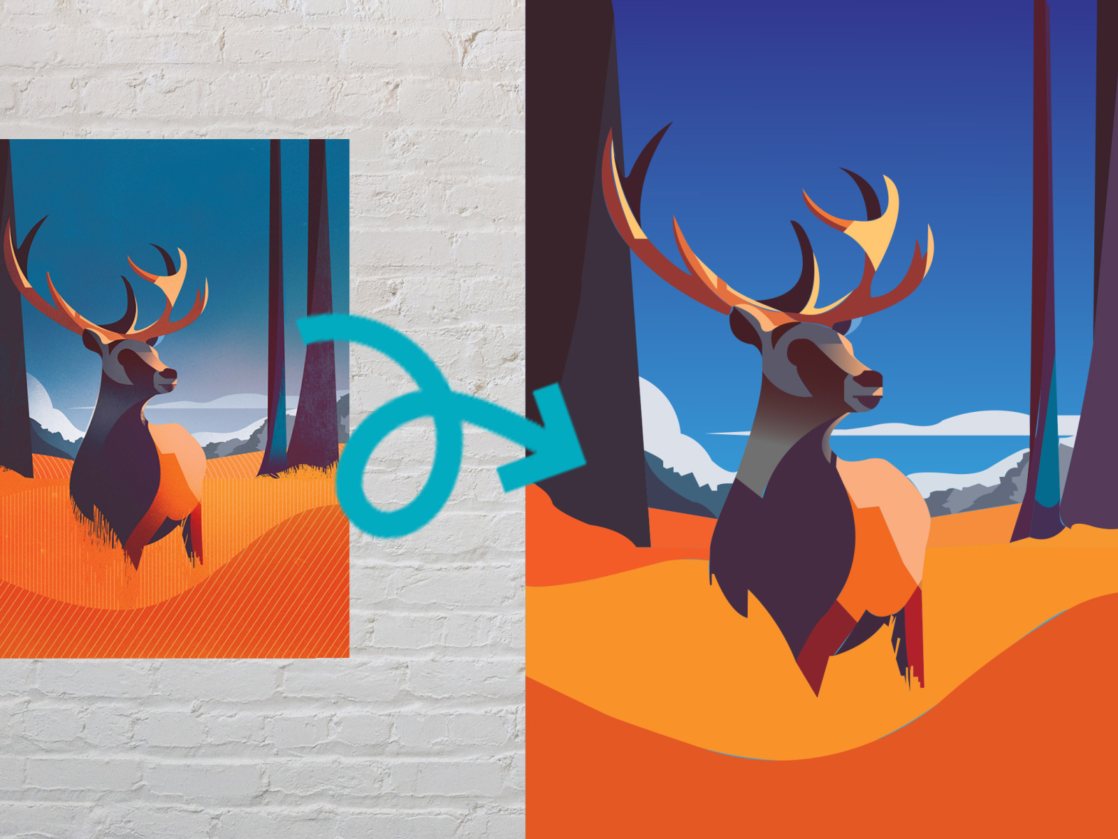 Vector traced illustration by Naqeeba Waseem on Dribbble