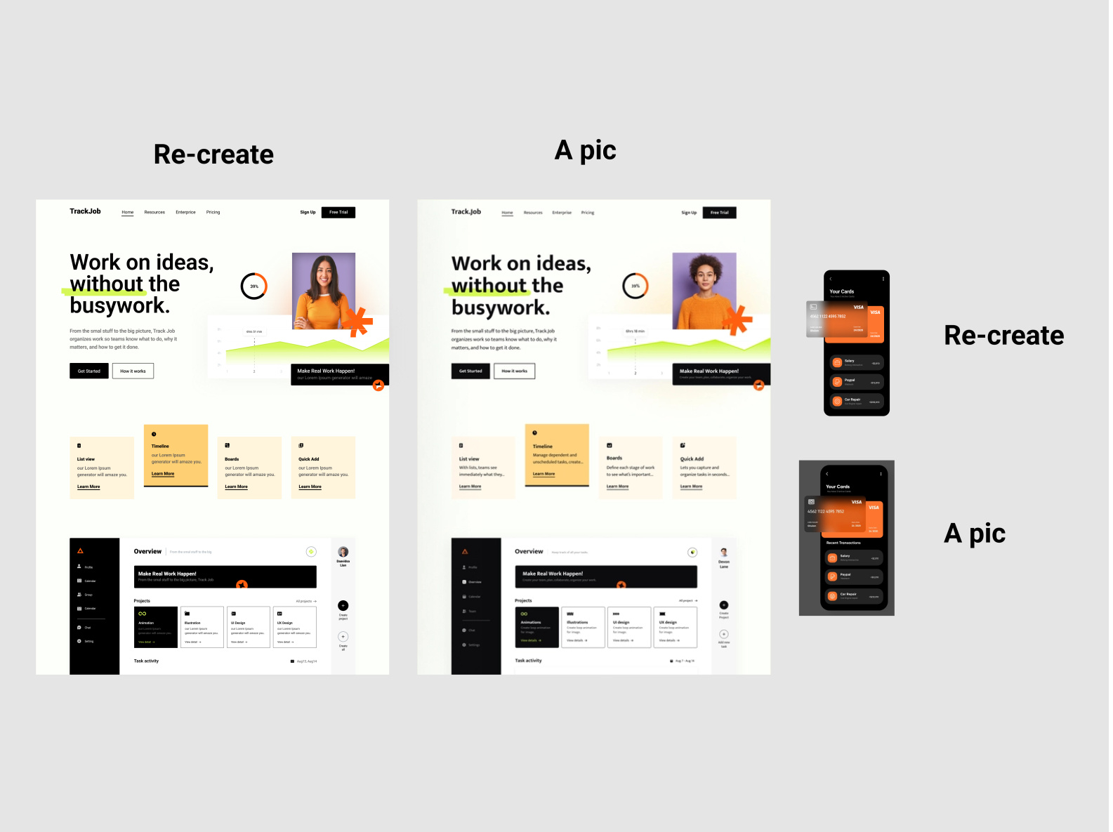 Figma Exercise by Tara Aliakbari on Dribbble
