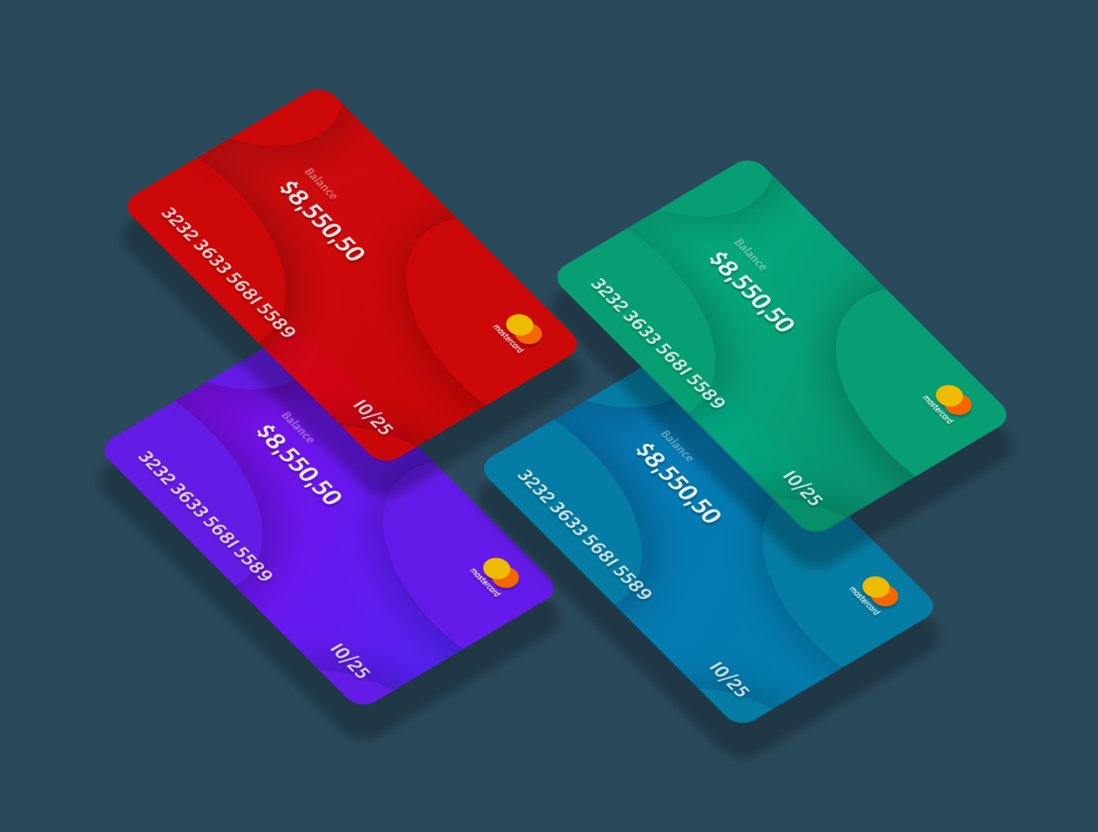simple card ui by Vishnuraj pr on Dribbble