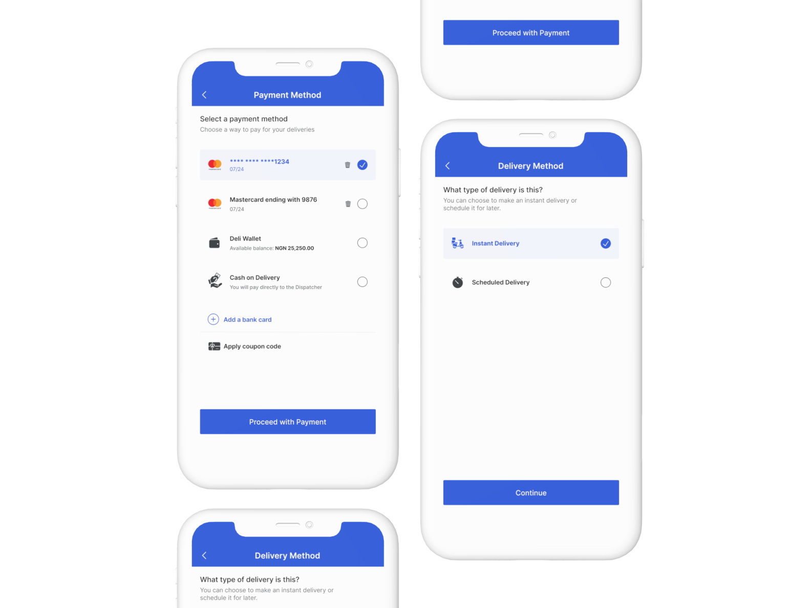 Deli- A logistics Company by Adetuba Oluwole on Dribbble