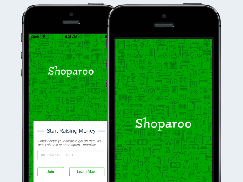 Shoparoo iOS Onboard Flow by Craig Aucutt on Dribbble