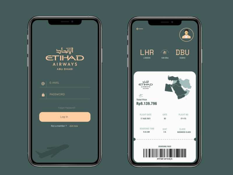 Etihad Airways by Rahardian Atmaja on Dribbble