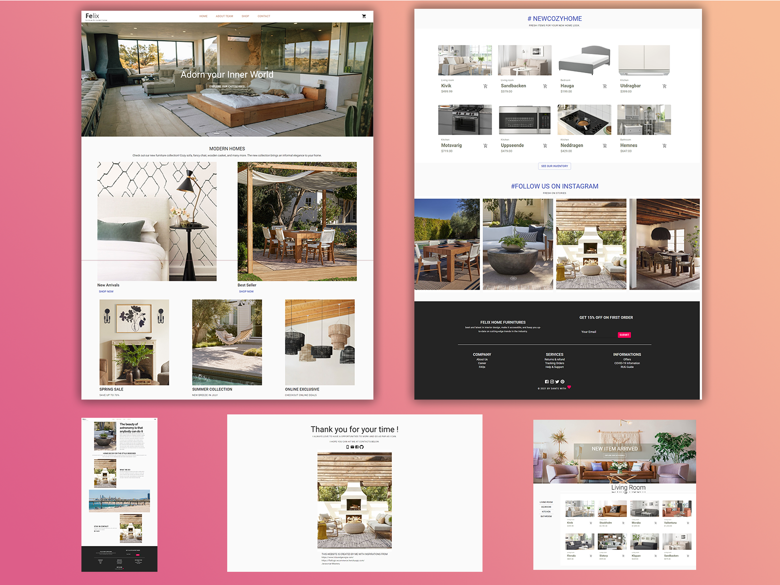 Full functional Ecommerce Website by Dante on Dribbble