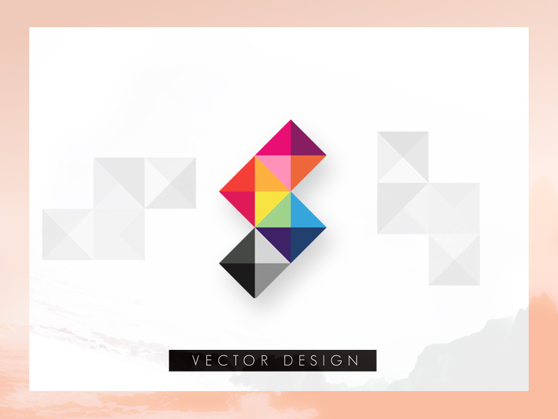 Geometric Vector S letter by Sergiu Diaconu on Dribbble
