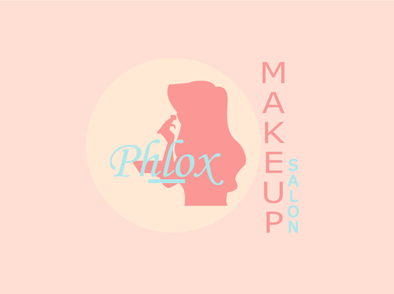 Phlox Makeup Salon Logo by Hunsah Qaiser on Dribbble