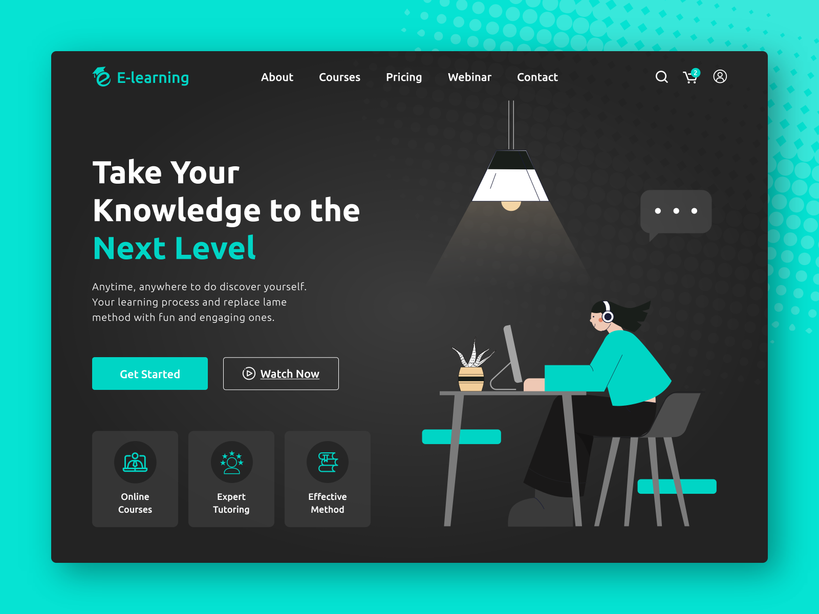 Education Web Platform Design by MultiQoS on Dribbble