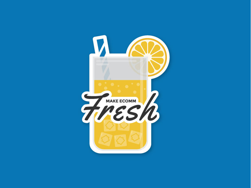 Make eComm Fresh Sticker by LemonStand on Dribbble