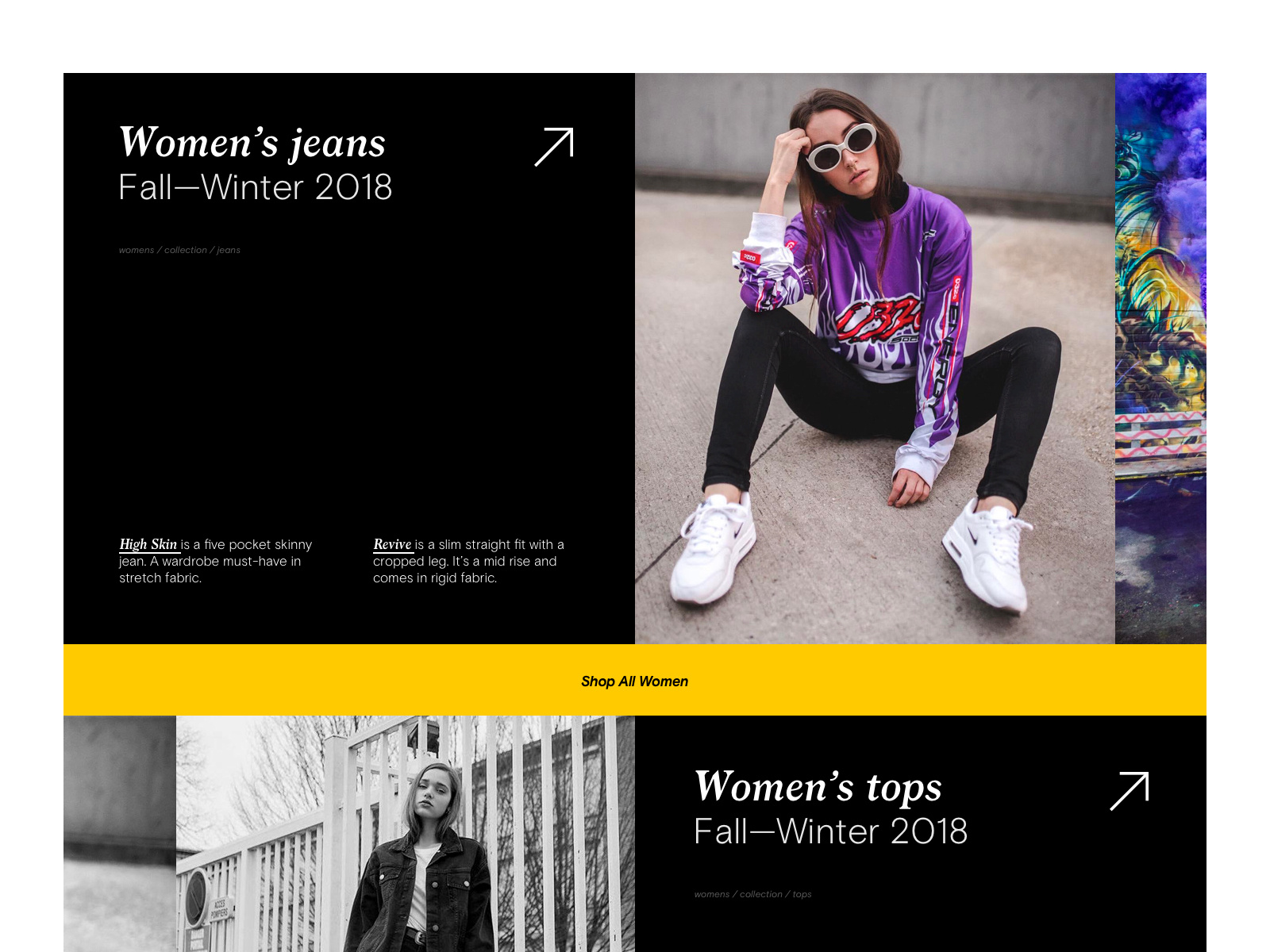 Split Screen Layout - Collection by Ana Sakač on Dribbble