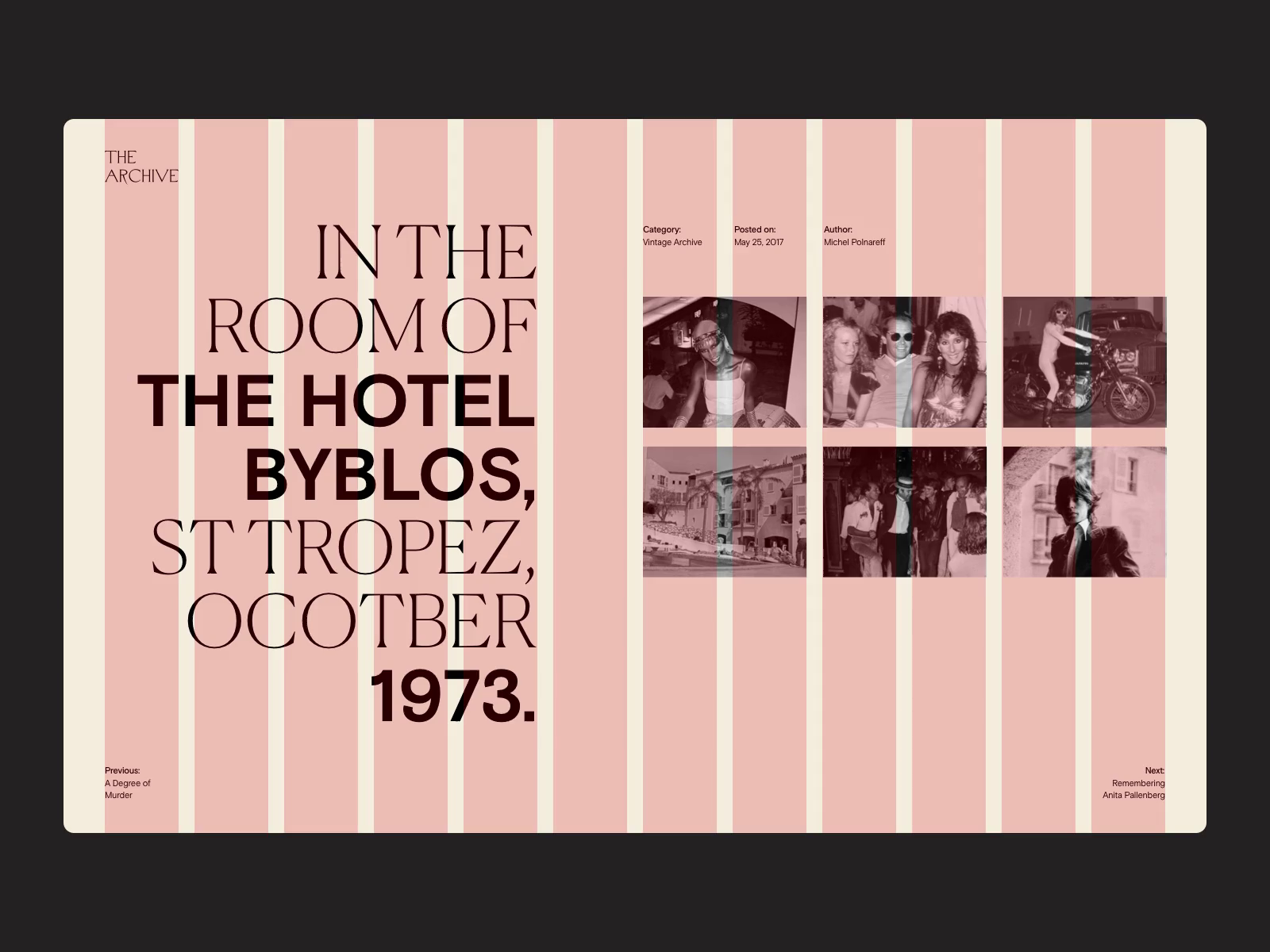 Typography combination and grid structure by Ana Sakač on Dribbble