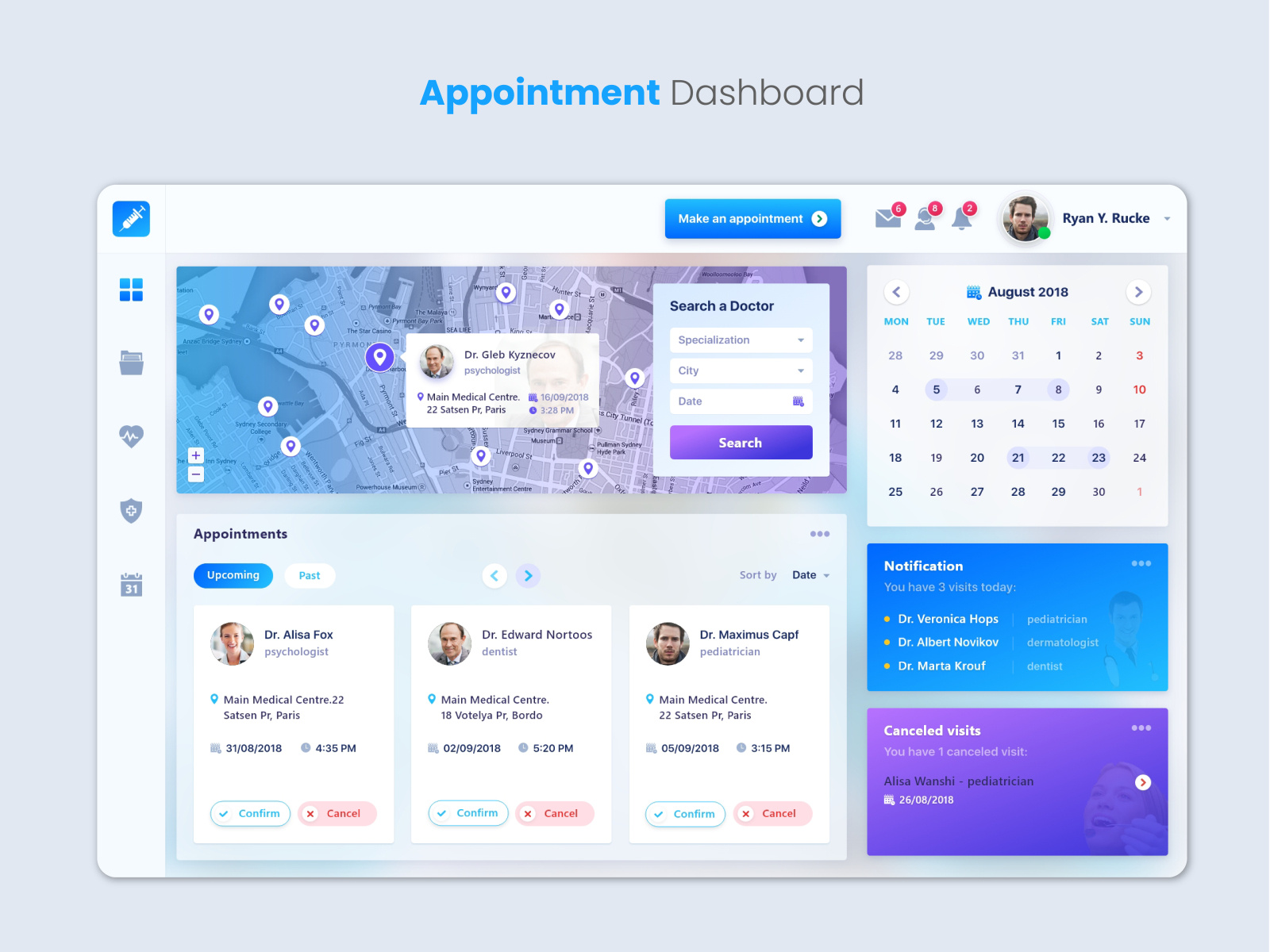 Dribbble - Appoinment booking software dashoard.jpg by Zahidul Islam