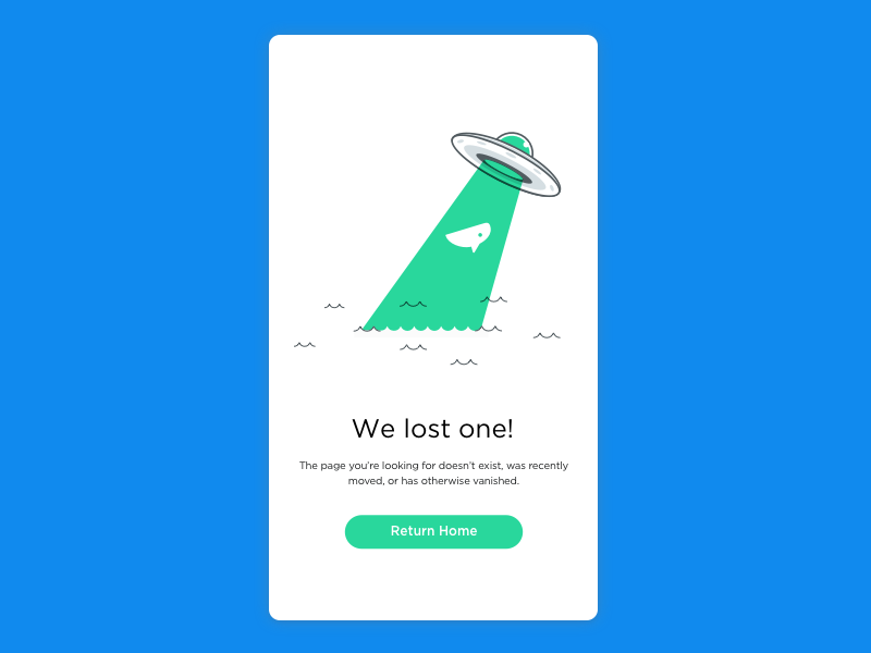 Error page. by Nicolas Prieto on Dribbble