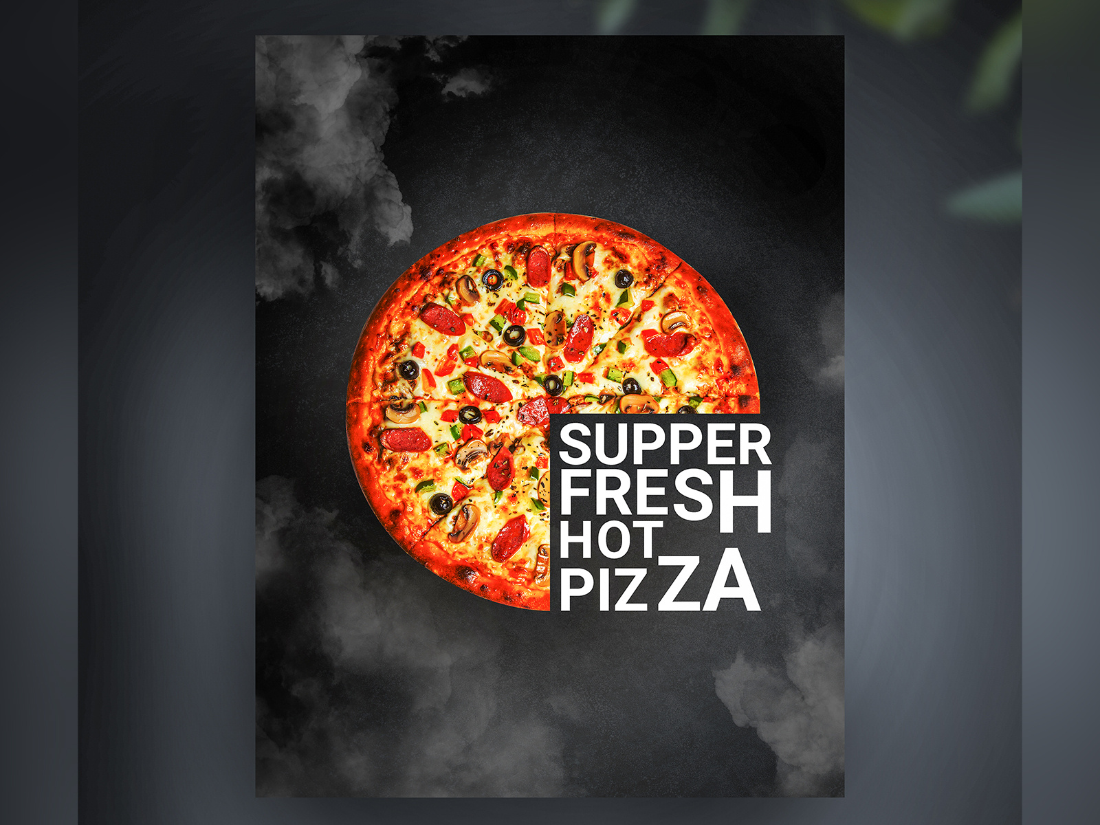 Pizza Poster Design (ar_design zone) by ar_designzone on Dribbble