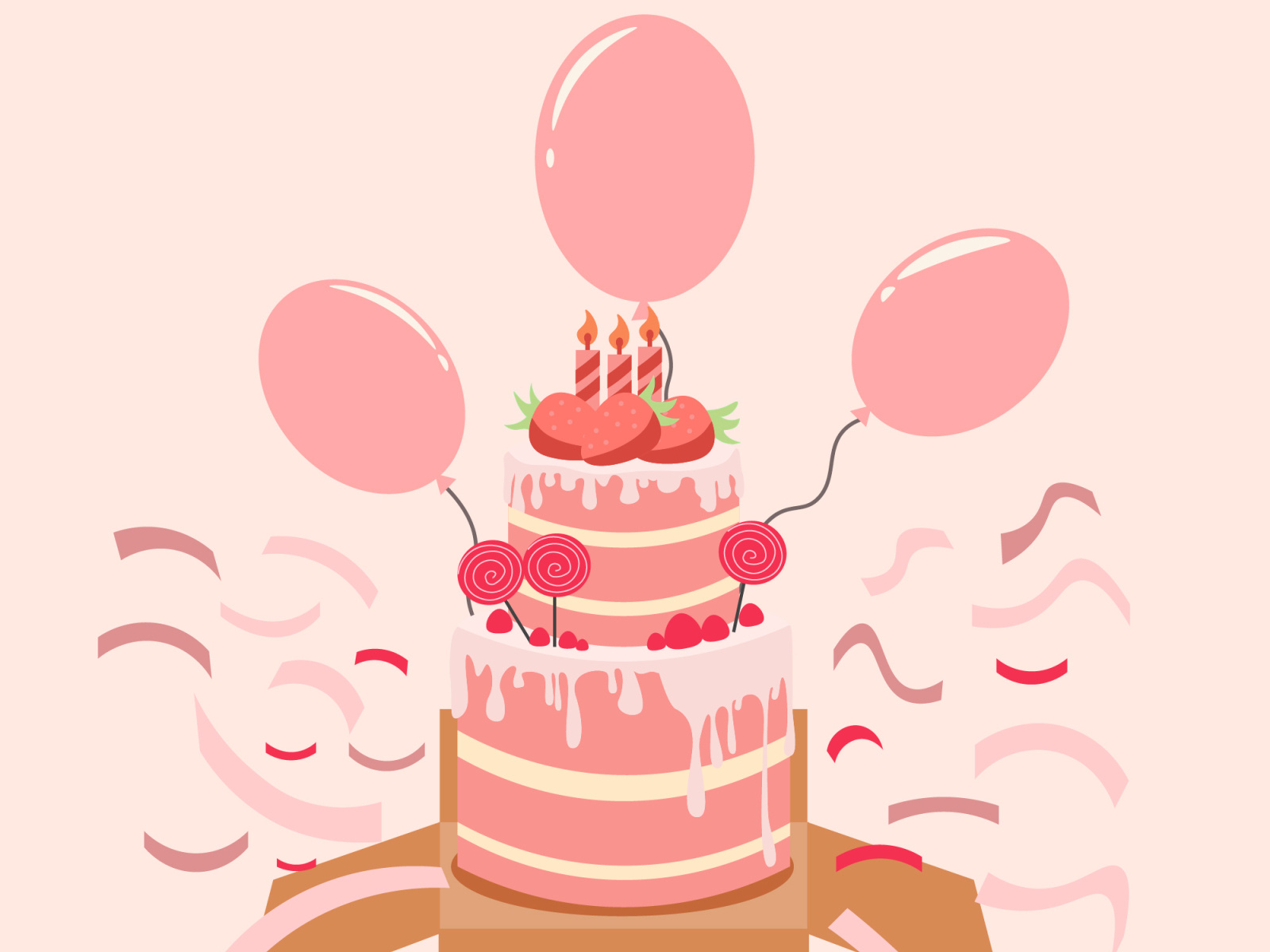 Cake by Jennifer Mana on Dribbble