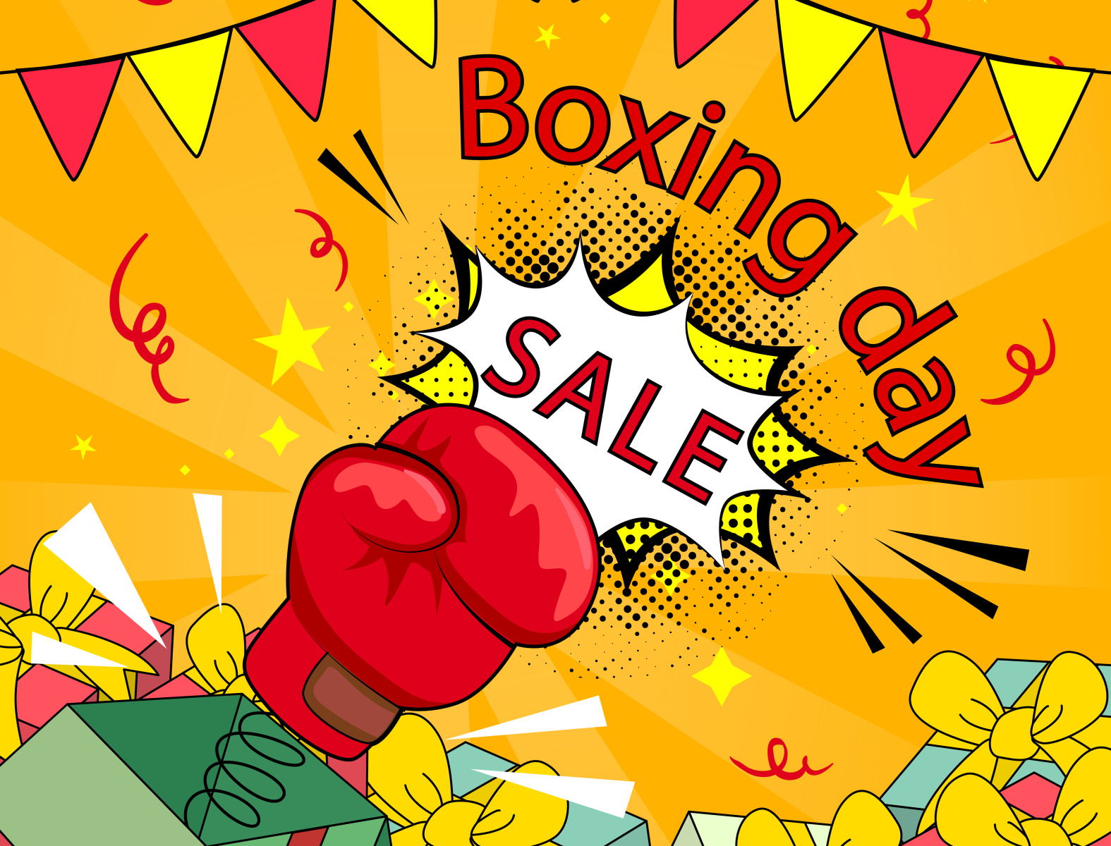 Boxing Day shopping social media banner by MD SUMON on Dribbble