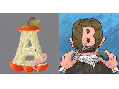 alphabet stuff by Scott Brinkley on Dribbble