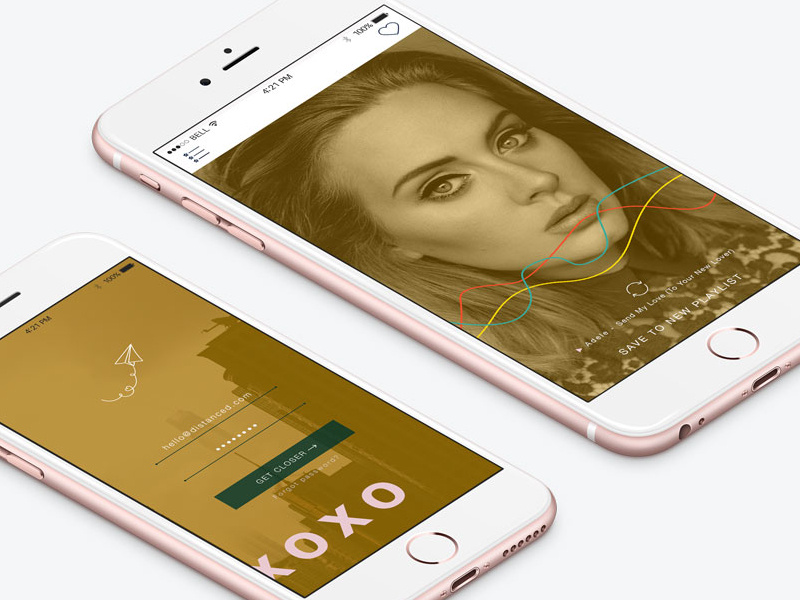 Distanced | App UI by Lindsey Morgan on Dribbble
