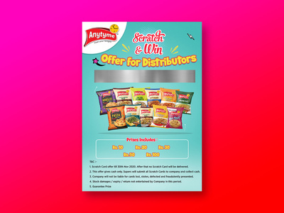 Snack Poster Design by Gourab Bose on Dribbble