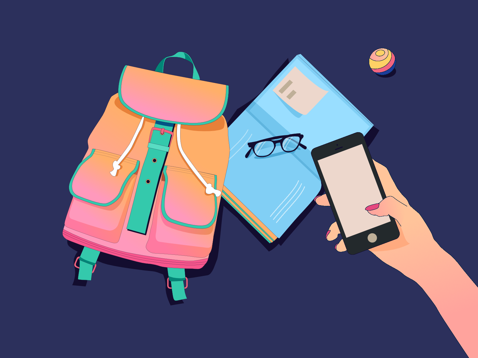 Reading by Doris on Dribbble