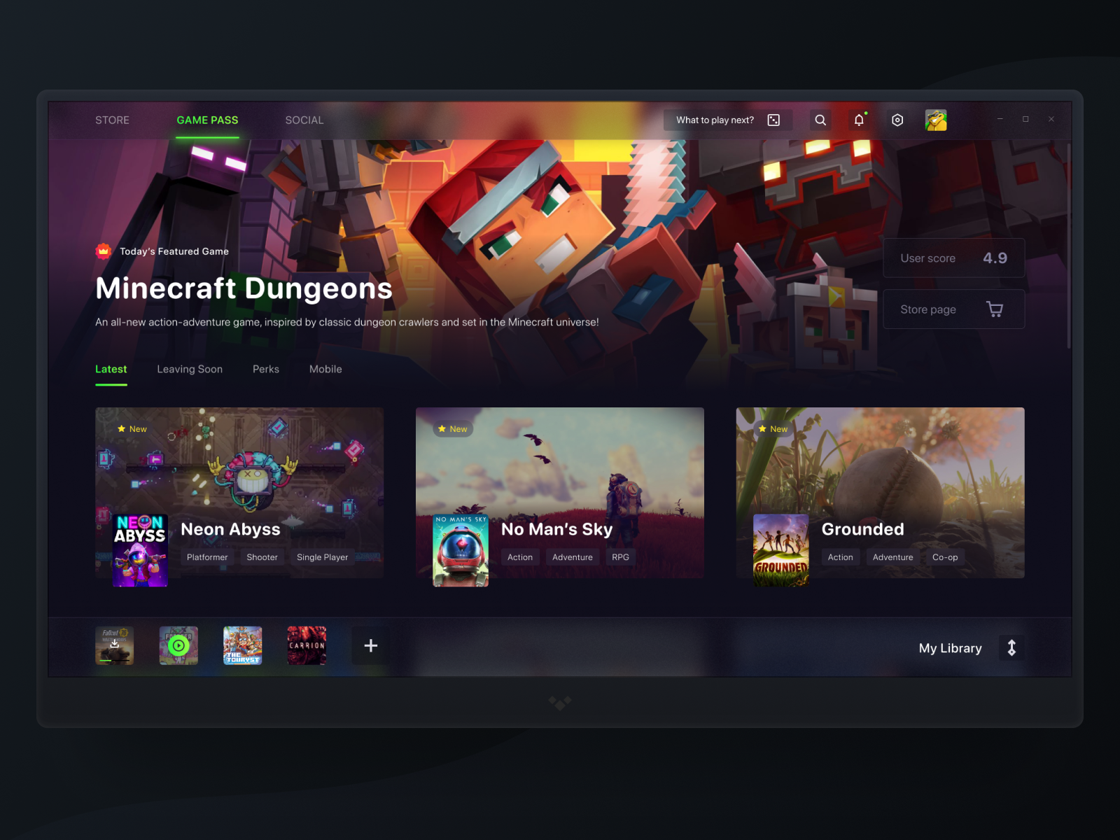 Xbox Game Store Concept by Max Osipovsky on Dribbble