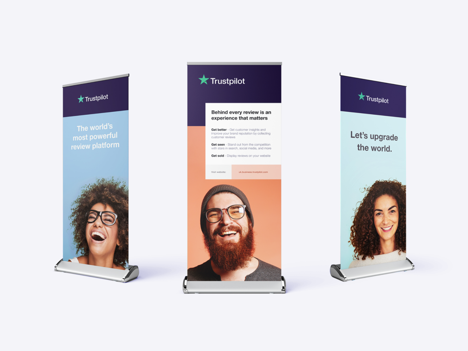 Trustpilot – Rollup Banners by Vit Schlesinger for Blackfish on Dribbble