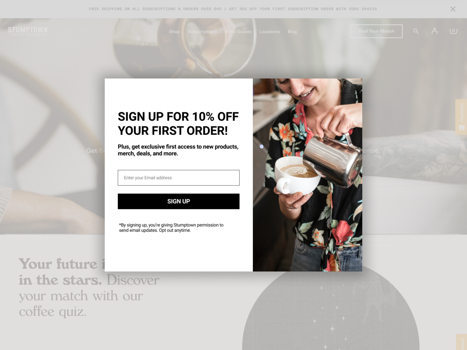 Daily UI #016 - Pop-Up / Overlay by ISAO KOGA on Dribbble